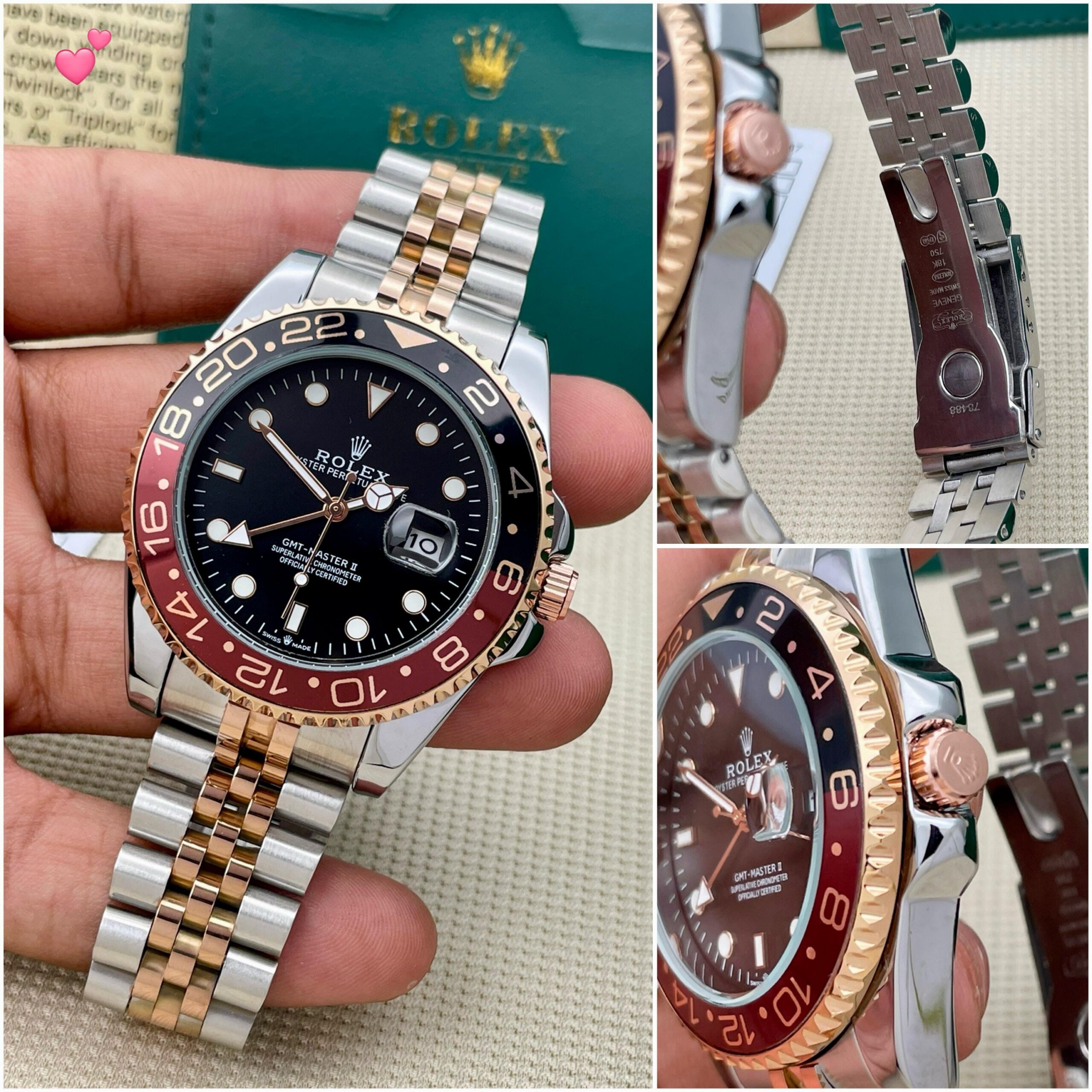 Rolex GMT Master II Quartz First Copy Watch