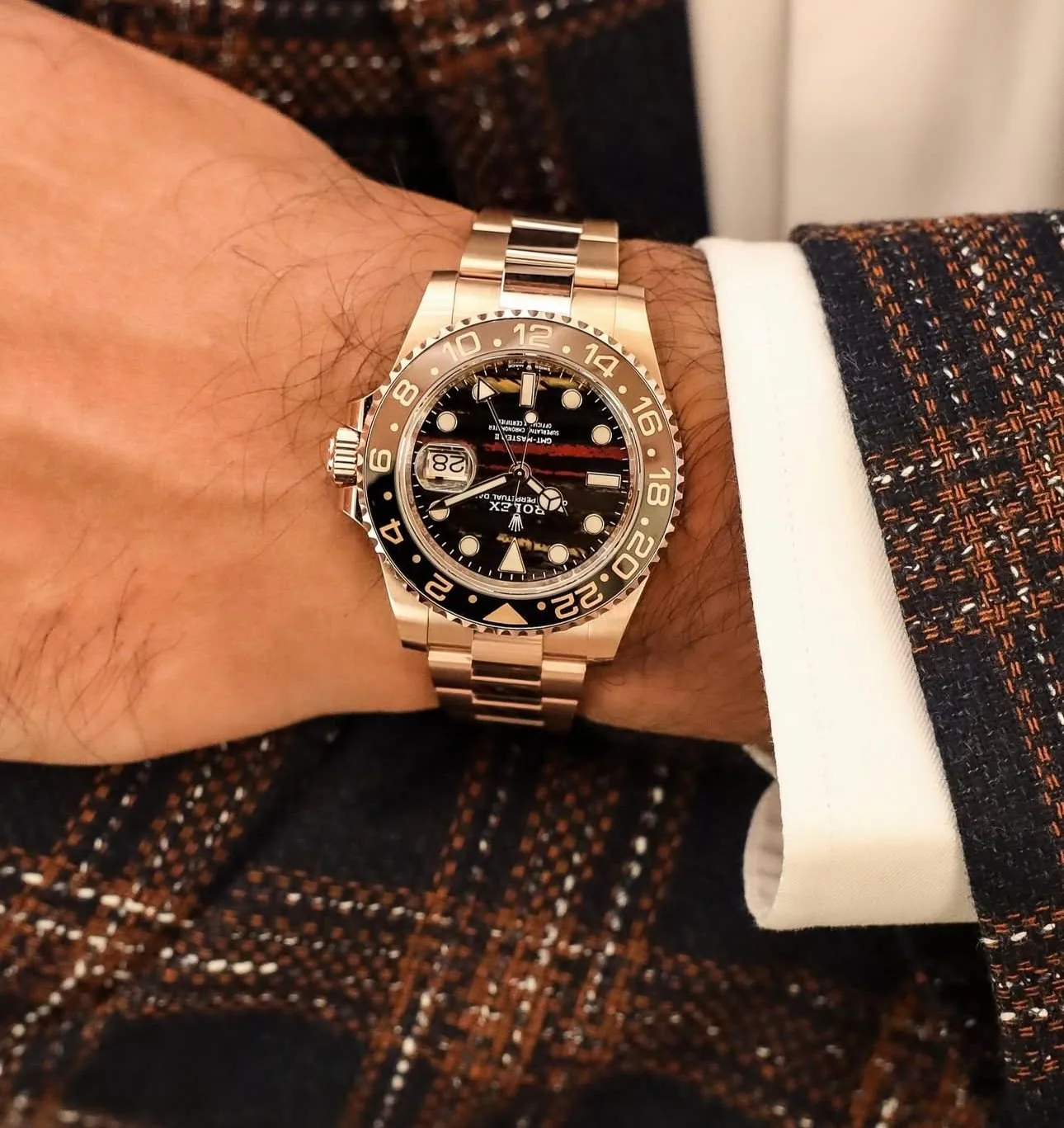 Rolex GMT Master II Ever Rose Gold First Copy Watch