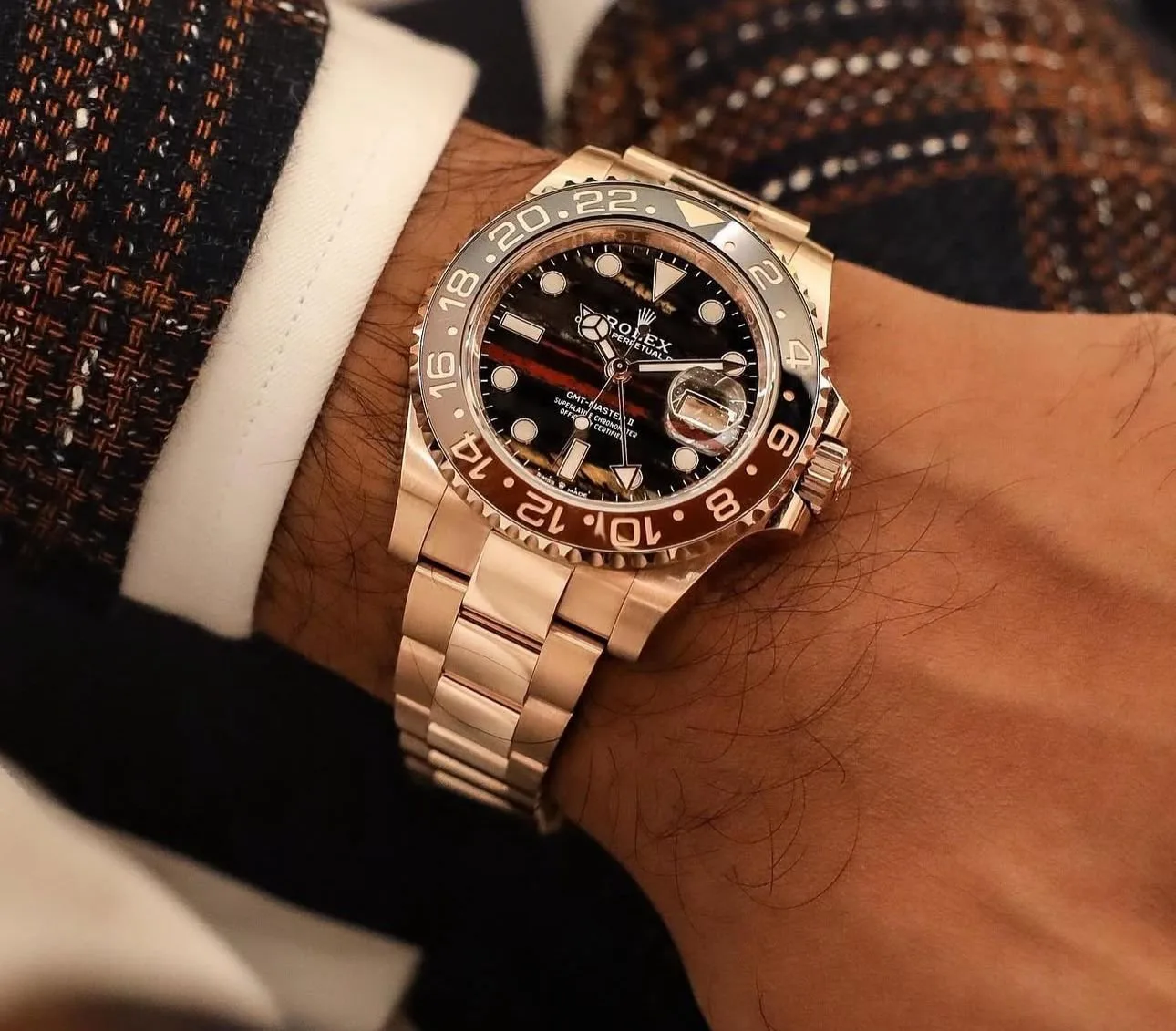 Rolex GMT Master II Ever Rose Gold First Copy Watch